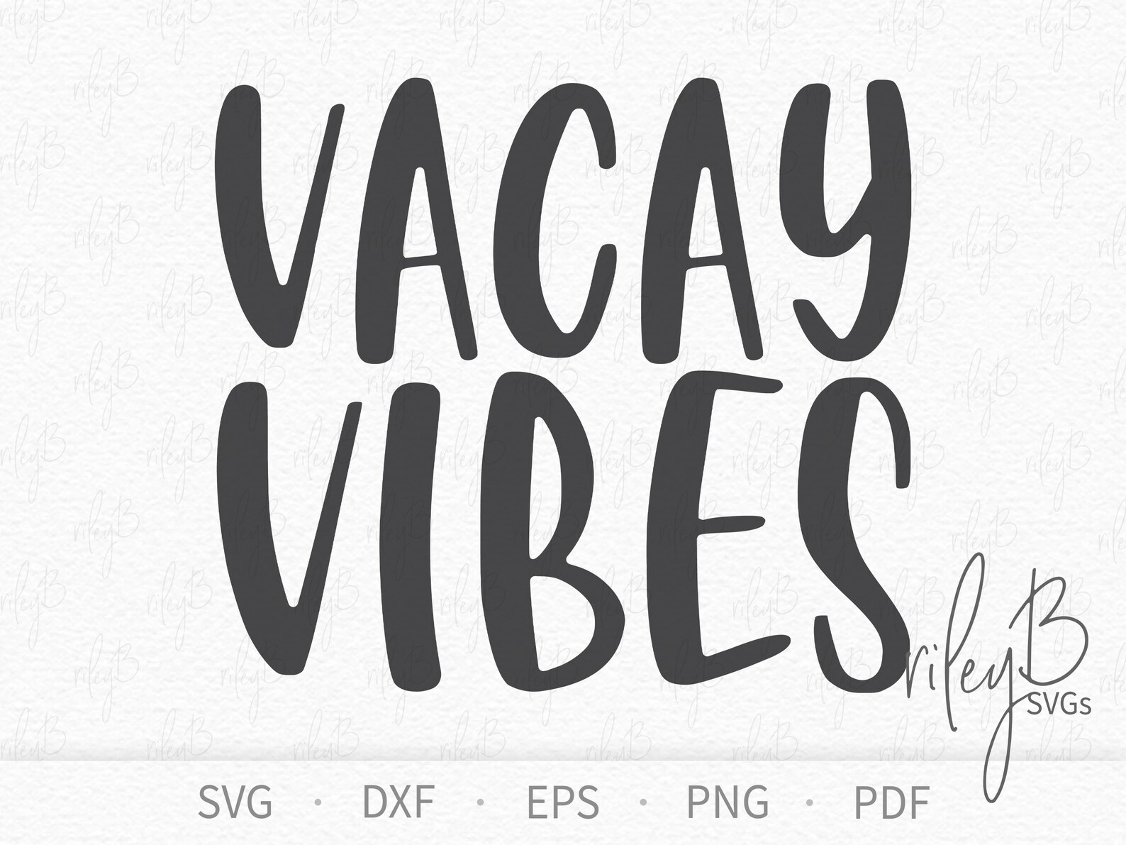 Vacay Vibes SVG Vacay Vibes PNG PDF Printable Vacation Svg Fun Vacay ...