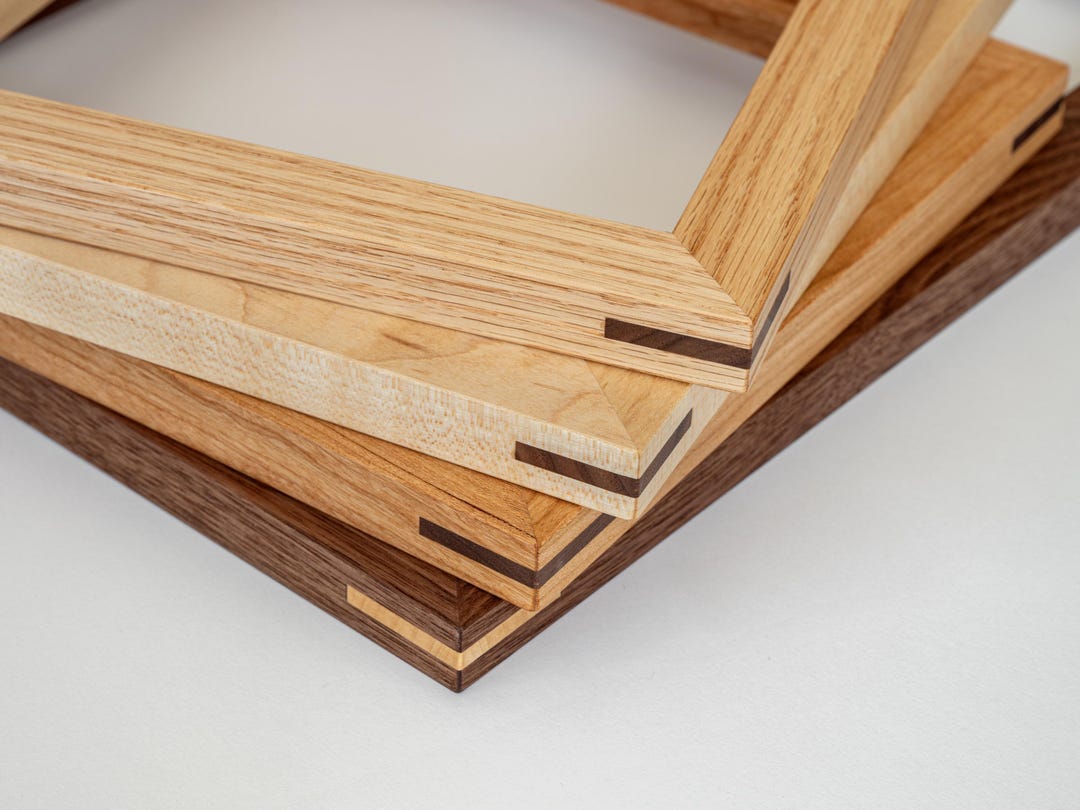 Handmade 'classic' Style Custom Picture Frame, Artisan Solid Hardwood ...