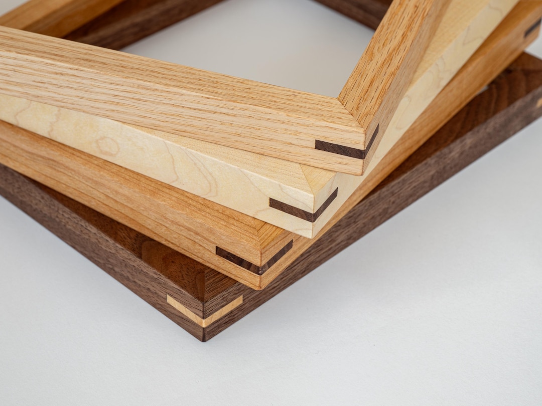 Handmade 'gallery' Style Custom Picture Frame Available in Walnut ...