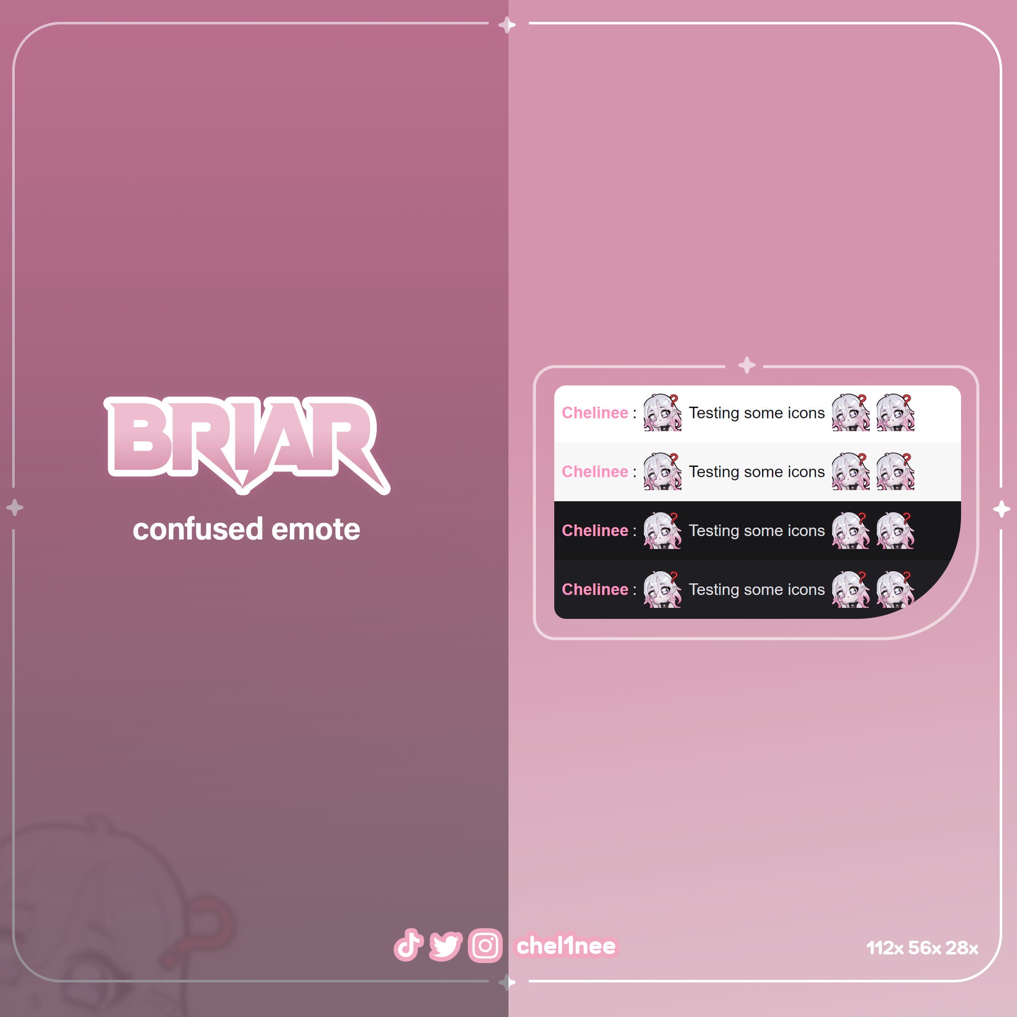 League of Legends BRIAR Confused Emote Lol Chibi Discord Twitch Youtube ...