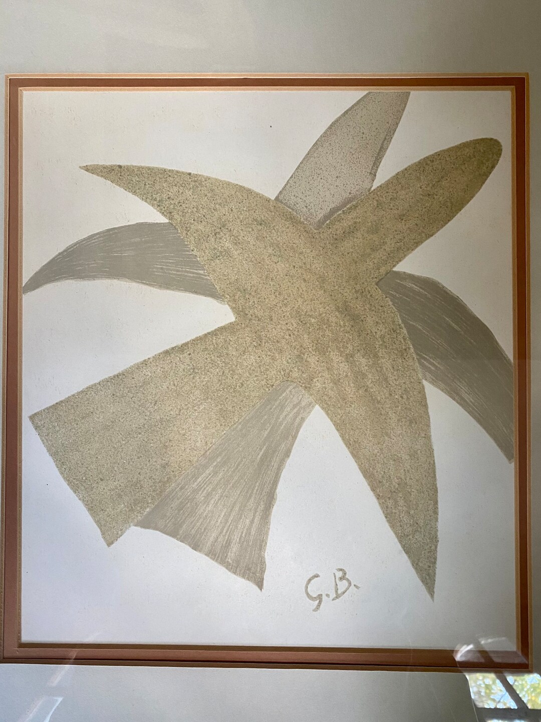 Original Litograph by Georges Braque DOVE Stone Initialed - Etsy