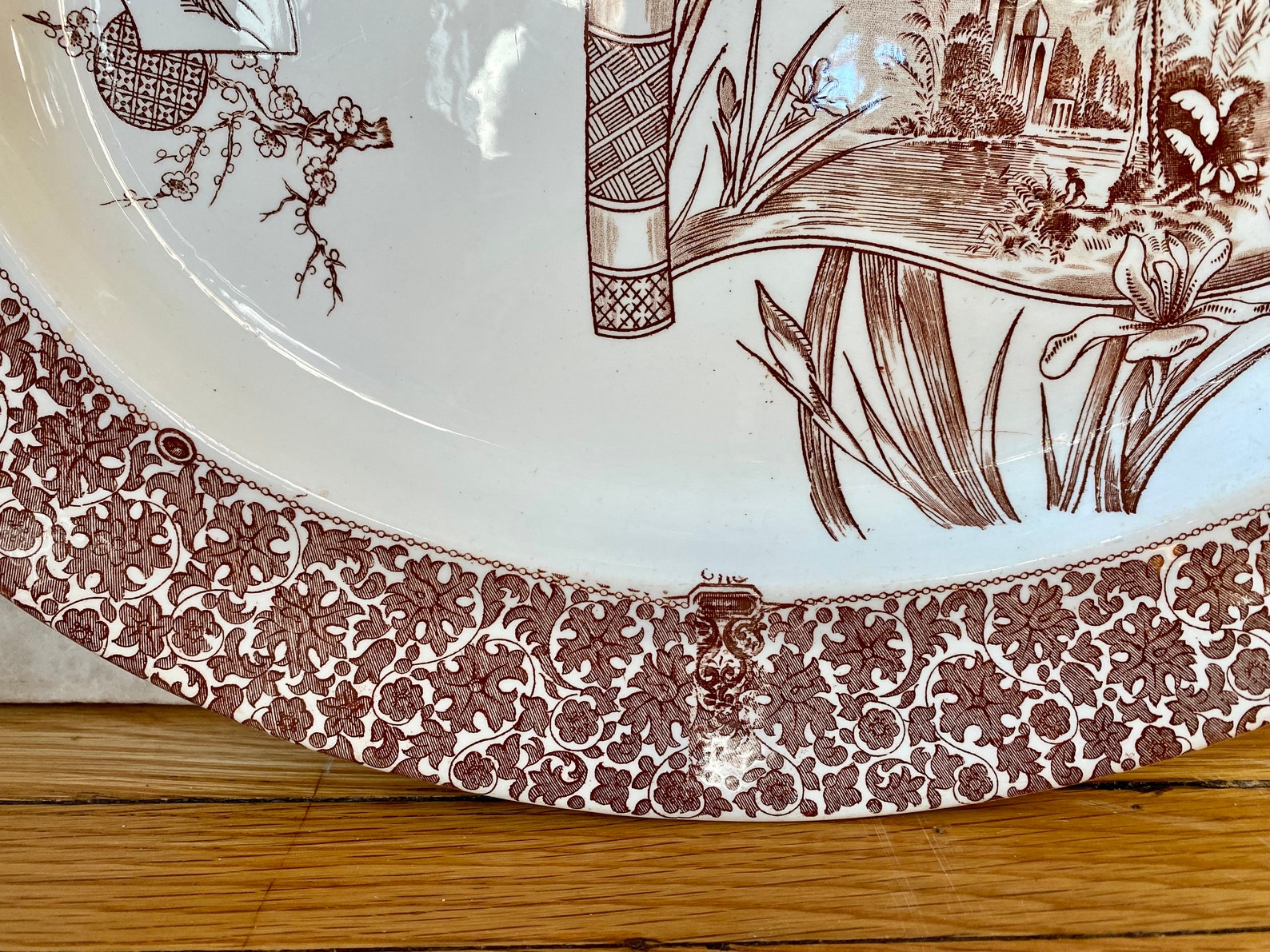 Copeland Spode Cairo Pattern Aesthetic Movement Transferware Platter ...