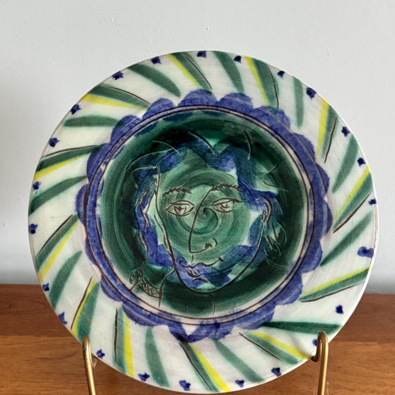 Picasso Pottery Plate - Etsy