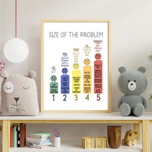 Self Regulation Size of the Problem Print, 5 Sizes SEL Printable Social ...
