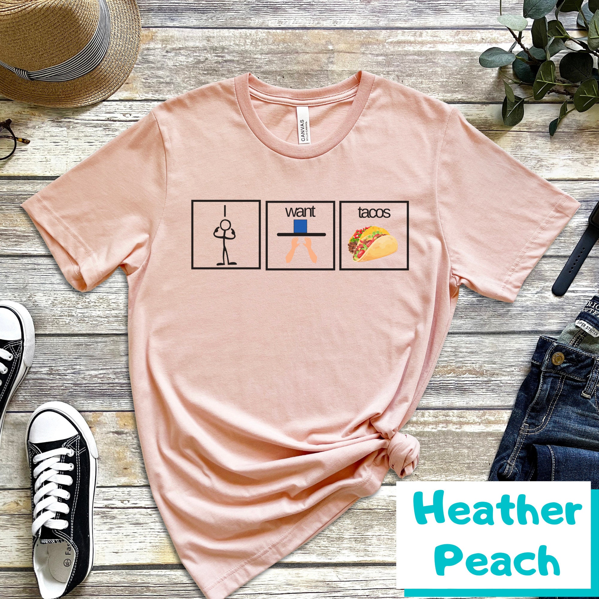 RBT Shirt Pecs Shirt I Want Tacos Tee for Teachers Funny BCBA Speech ...