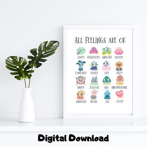 10 Calm Corner Classroom Posters, Calming Corner Printable Decor Wall ...