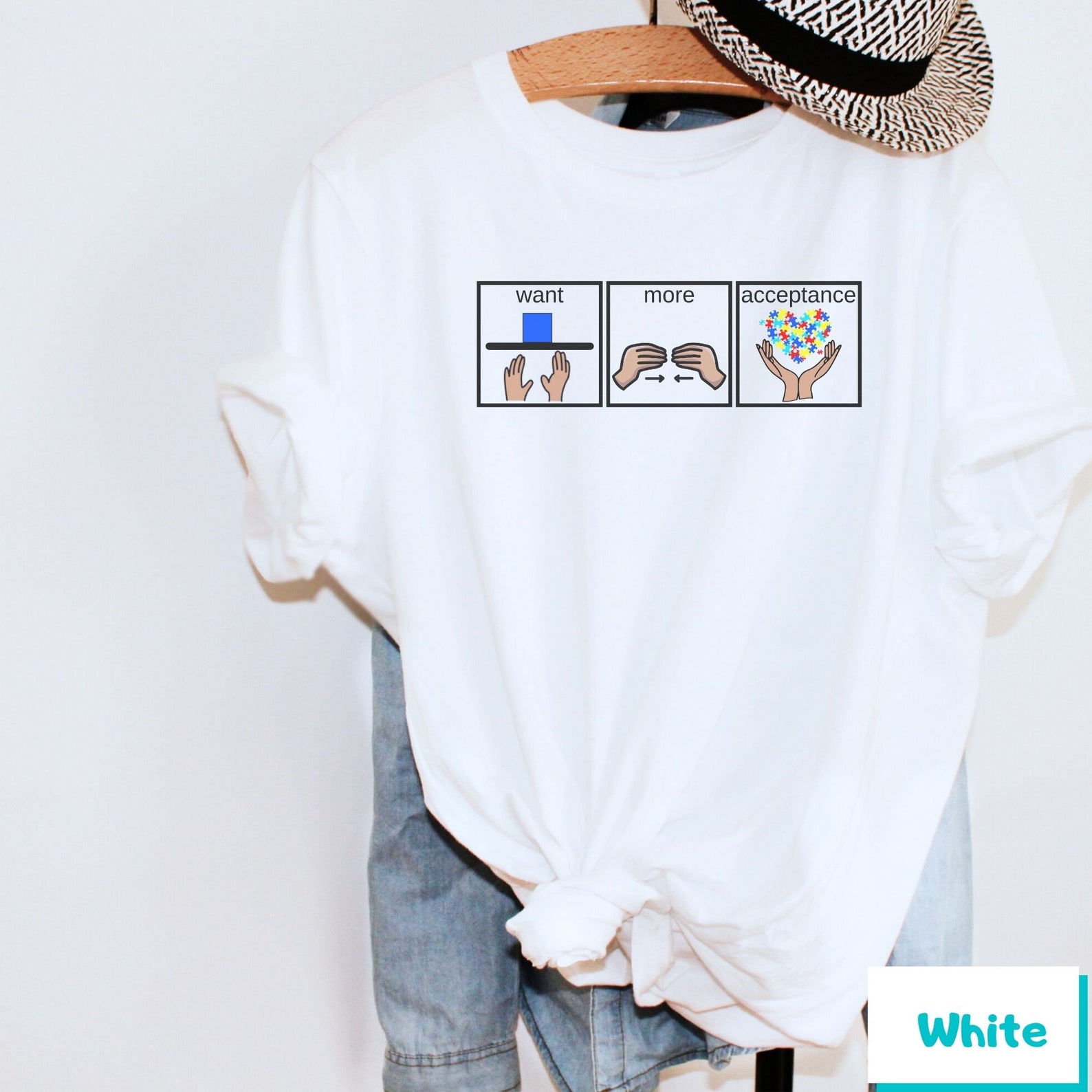 Gift for Special Ed Teacher Pecs Autism Acceptance Tee Autism Support ...