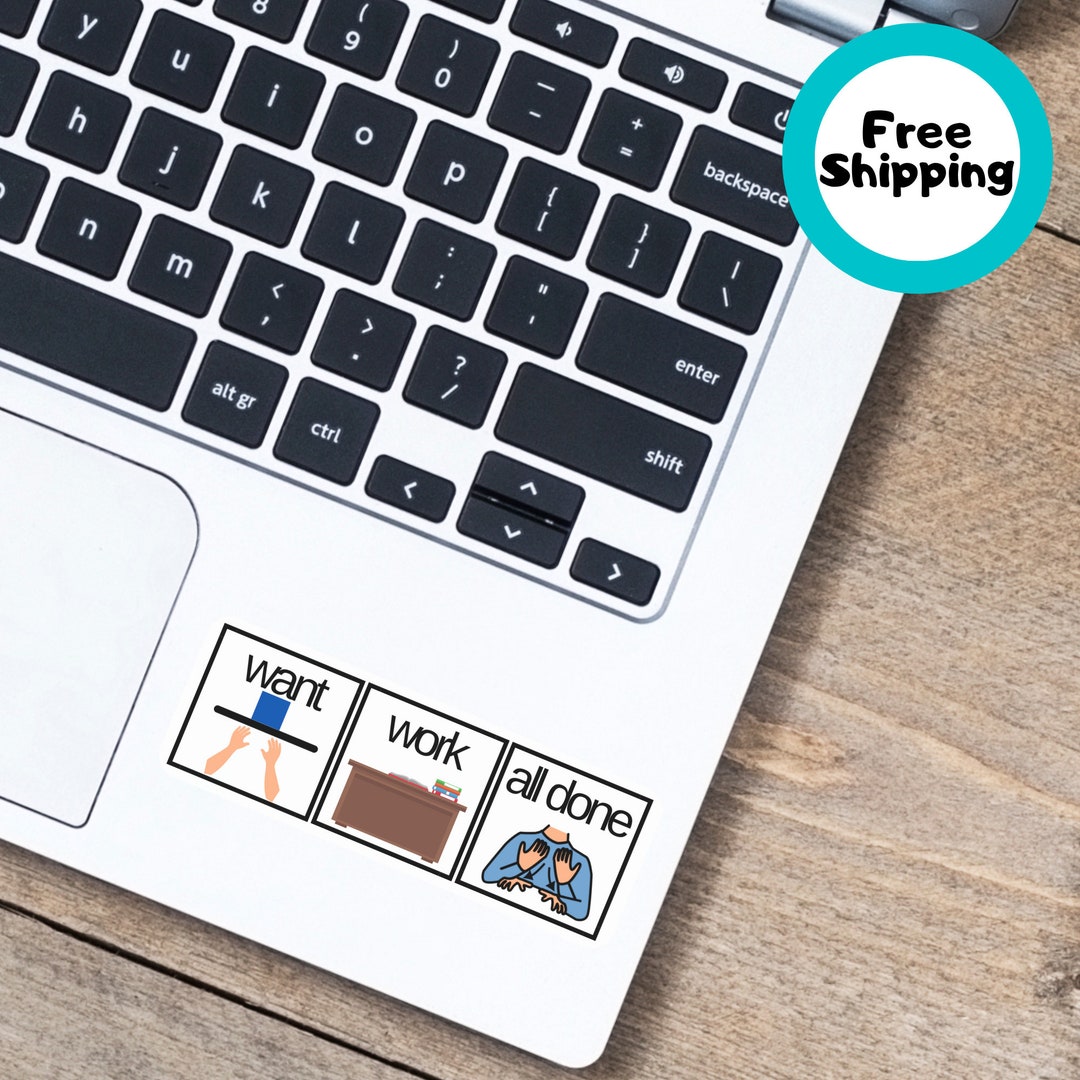 Want Work All Done Vinyl Sticker, Funny Special Education Stickers for ...