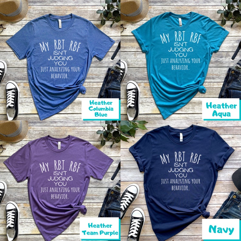 Funny RBT Shirt RBT ABA Shirt Applied Behavior Analyst - Etsy