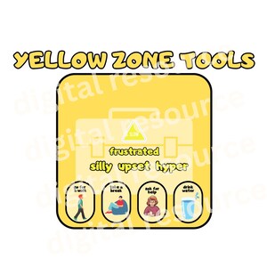 Self Regulation Zones Toolbox Digital Download Calming Corner Autism ...