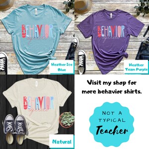 Behavior Squad Shirts, Behavior Analyst Tshirt, Positive Reinforcement ...