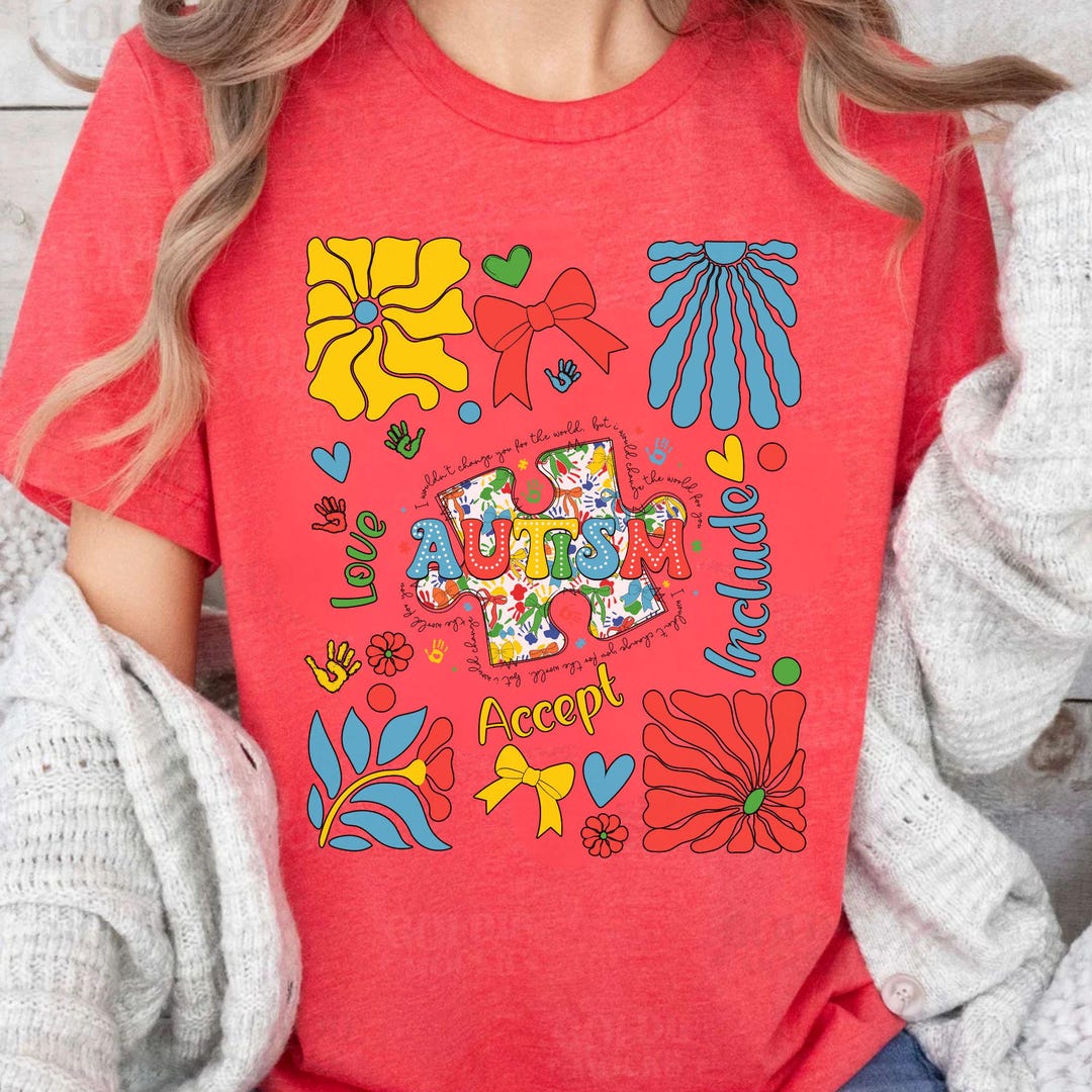 Gift for Special Ed Teacher Pecs Autism Acceptance Tee Autism Support ...