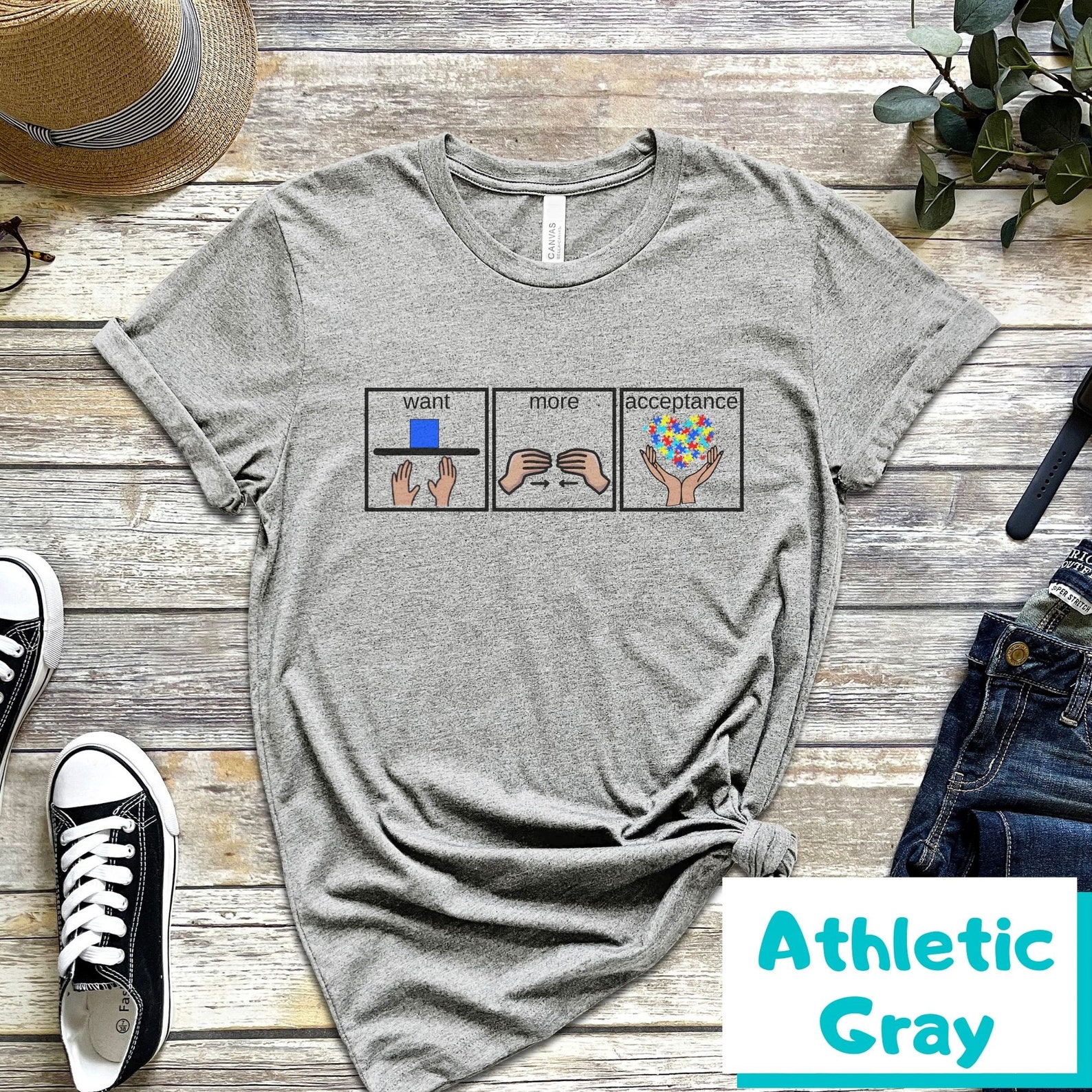 Gift for Special Ed Teacher Pecs Autism Acceptance Tee Autism Support ...