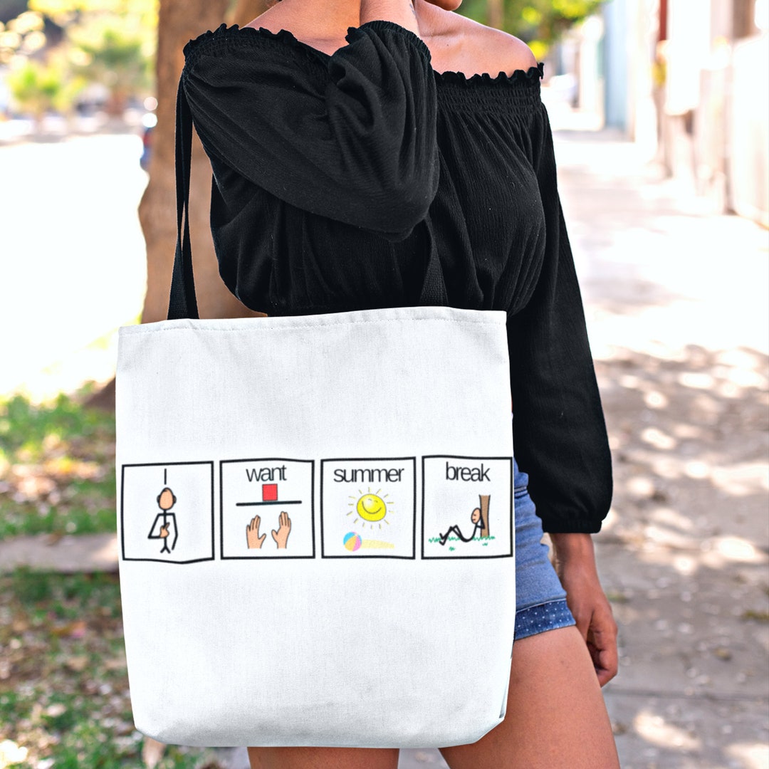 Tote Bag Funny Special Education Teacher Bag Summer Vacation for ...