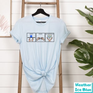 Gift for Special Ed Teacher Pecs Autism Acceptance Tee Autism Support ...
