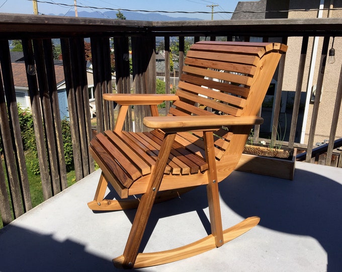 Benny Linden Rocking Chair Teak Rocker Danish Modern - Etsy