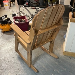 Outdoor Rocking Chair Plan - Etsy