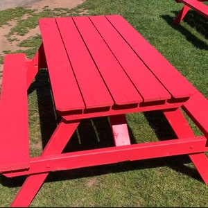 Easy Build Picnic Table - Can Be Built in a Day and Makes a Light ...