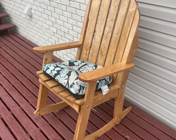PDF Adirondack Rocking Chair Downloadable DIY Instructions and Drawings ...