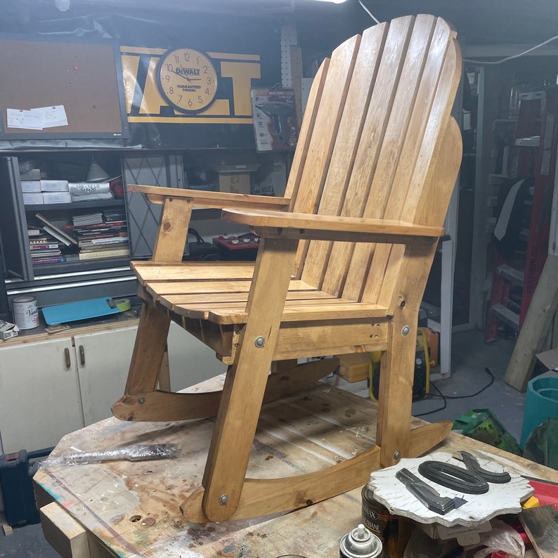 Outdoor Rocking Chair Plan - Etsy