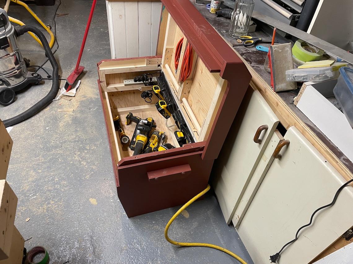 Job-site Tool Box Plan: DIY Woodworking (PDF Pattern) - Etsy
