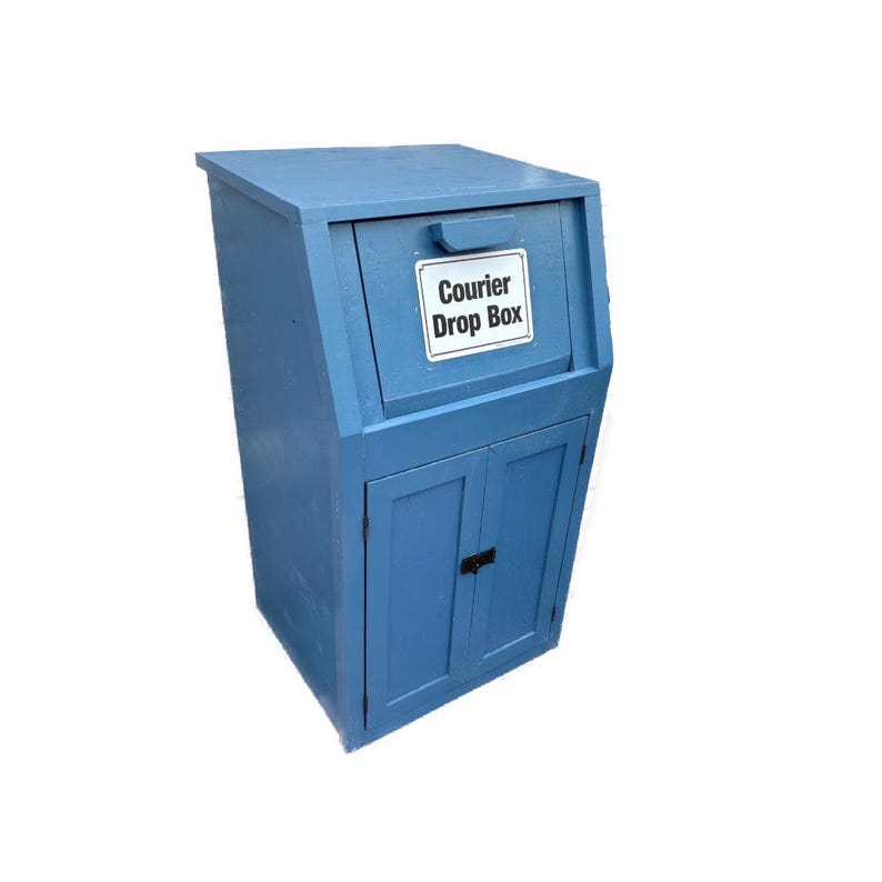 Parcel Delivery Lock Box Woodworking Plan: DIY Courier Freight ...