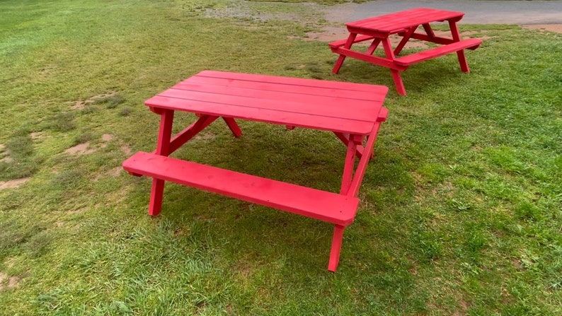Easy-to-build Lightweight Picnic Table Plan - Etsy