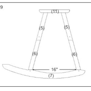 Cedar Rocker Plan. Build Your Own Rocking Chair for the Back Deck or ...