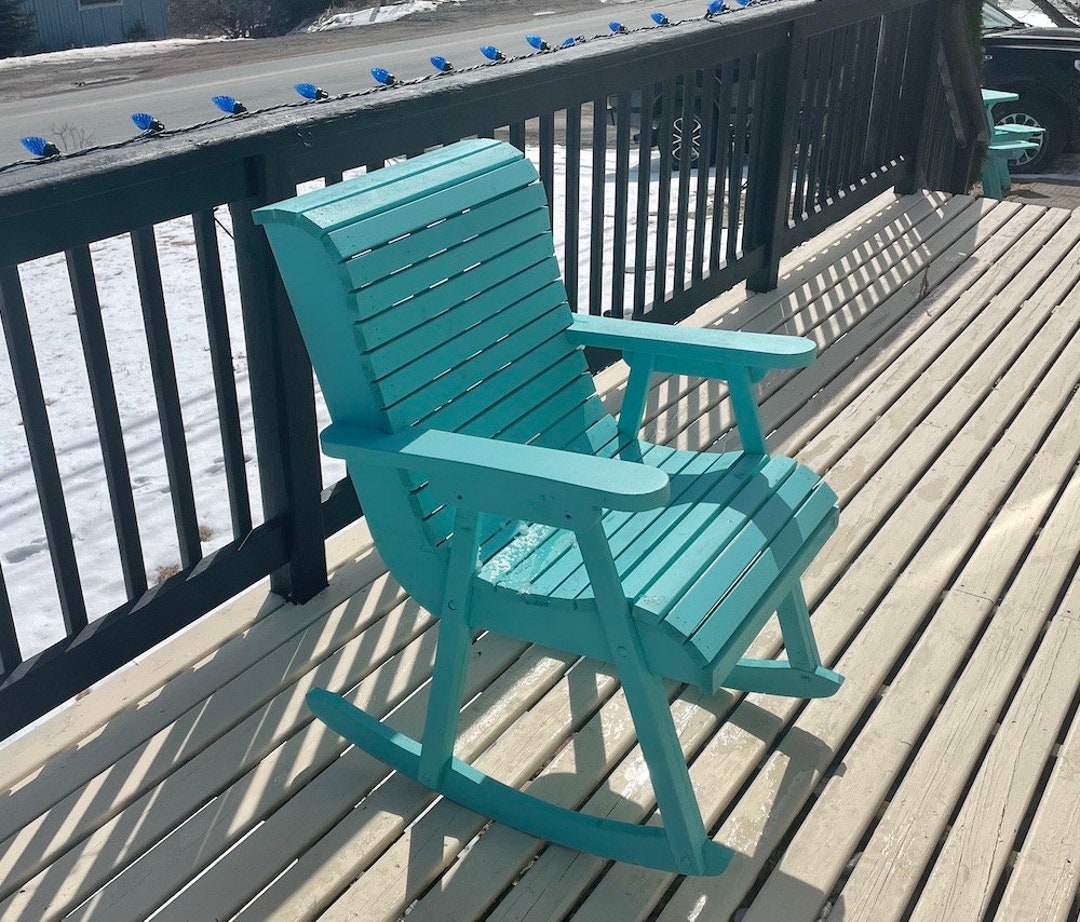Cedar Rocker Plan. Build Your Own Rocking Chair for the Back Deck or ...