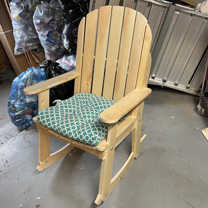 Outdoor Rocking Chair Plan: DIY Deck & Porch Rocker (PDF) - Etsy