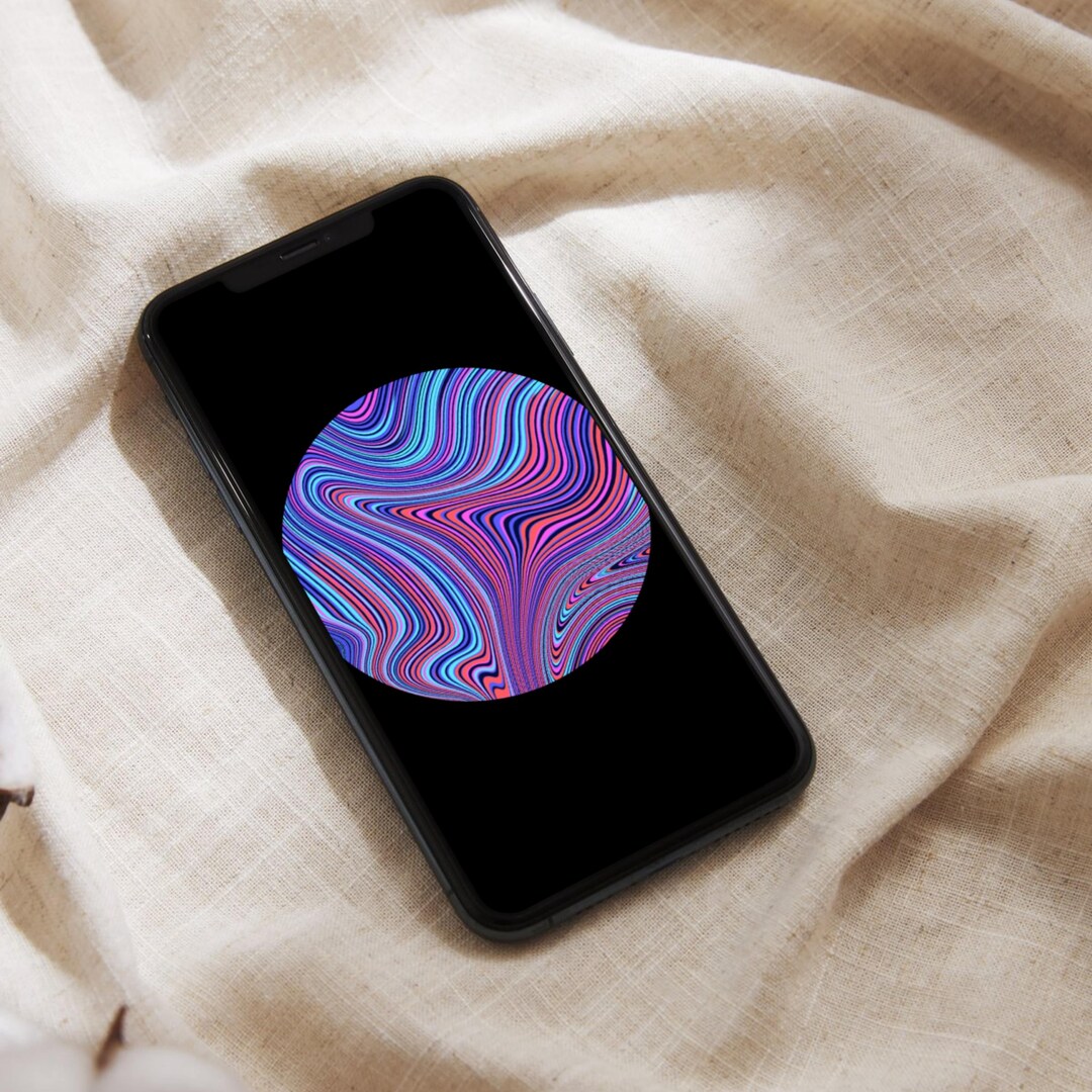 Digital Wallpaper Holo Circle, iPhone Android Samsung Xiaomi Oneplus ...