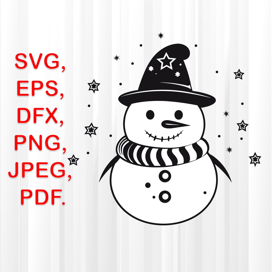 Snowman Svg Winter Svg Christmas Snowman Svg Snowman Png - Etsy