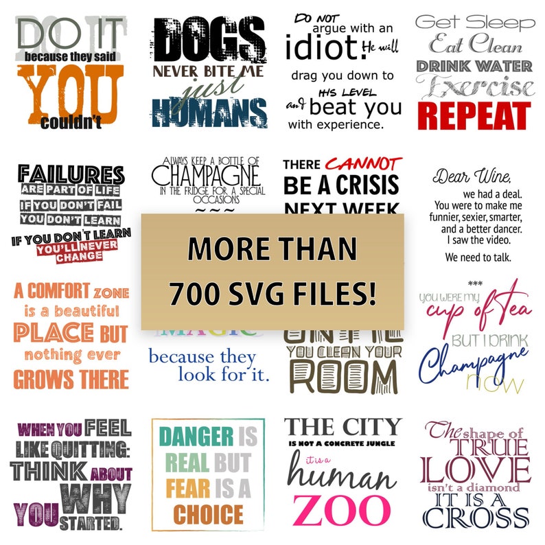 SVG Quotes Phrases and Shapes Funny SVG Phrases for Cricut - Etsy