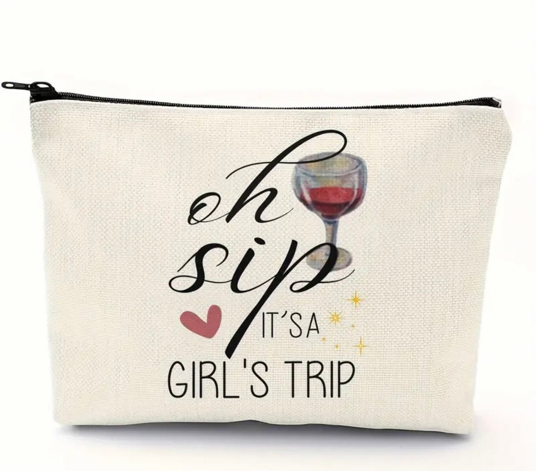 Oh Ship It’s a Girls Trip Makeup Bag - Etsy