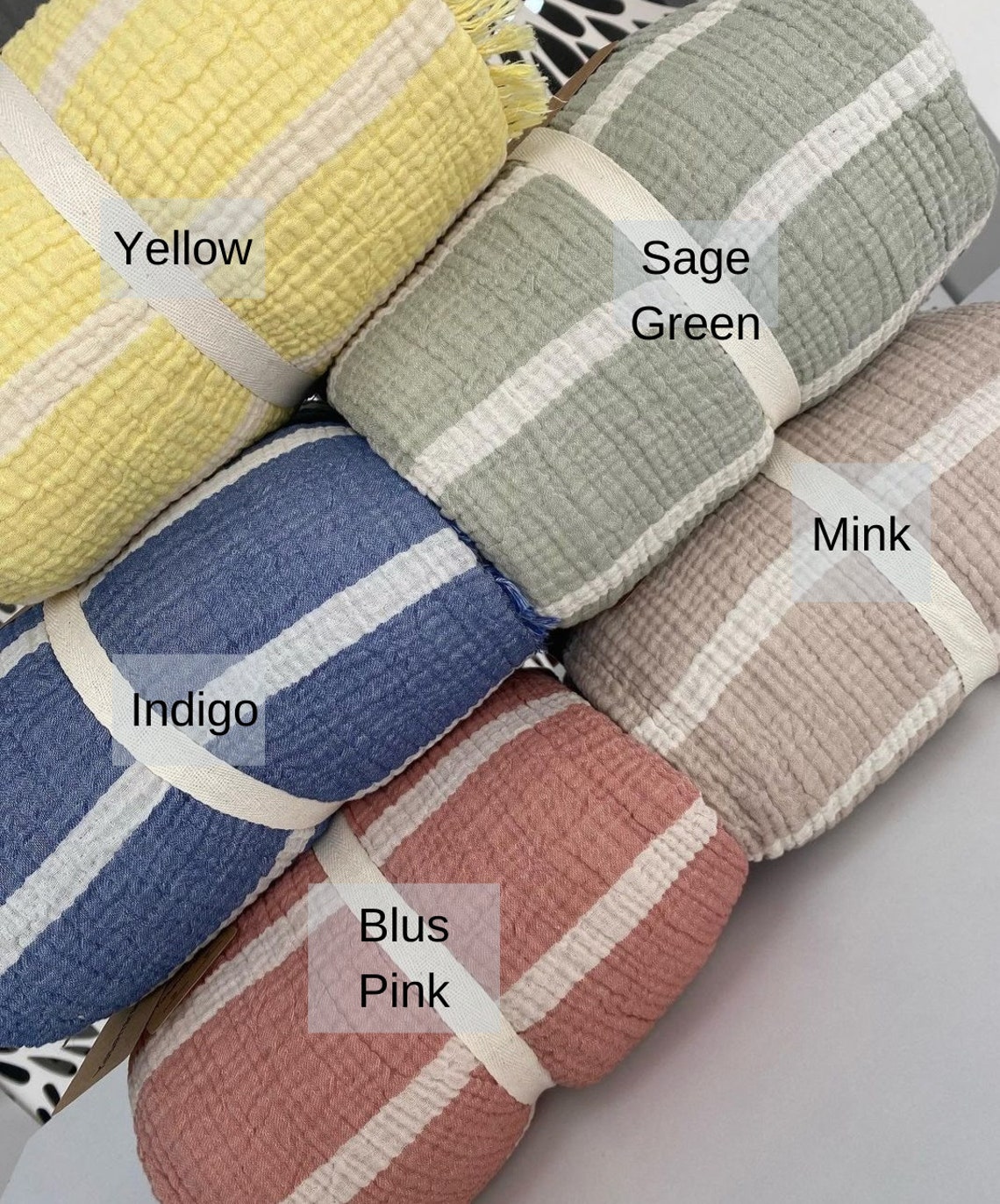 Muslin Bedspread, Bohemian Bedspread Queen, King Size Bedspread Organic ...