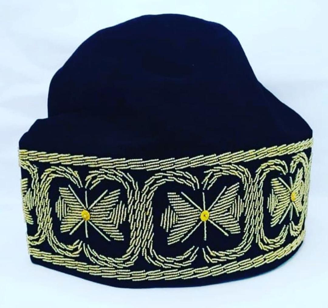 African Chieftaincy Wedding Hat. Igbo Ozo Cap African - Etsy