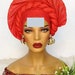 Africa Party Navy Blue Nigeria Gele Headtie Hat Aso-oke - Etsy