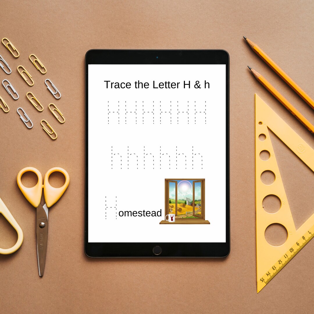 Homeschool Print Homeschool Homestead Mom Trace Alphabet - Etsy