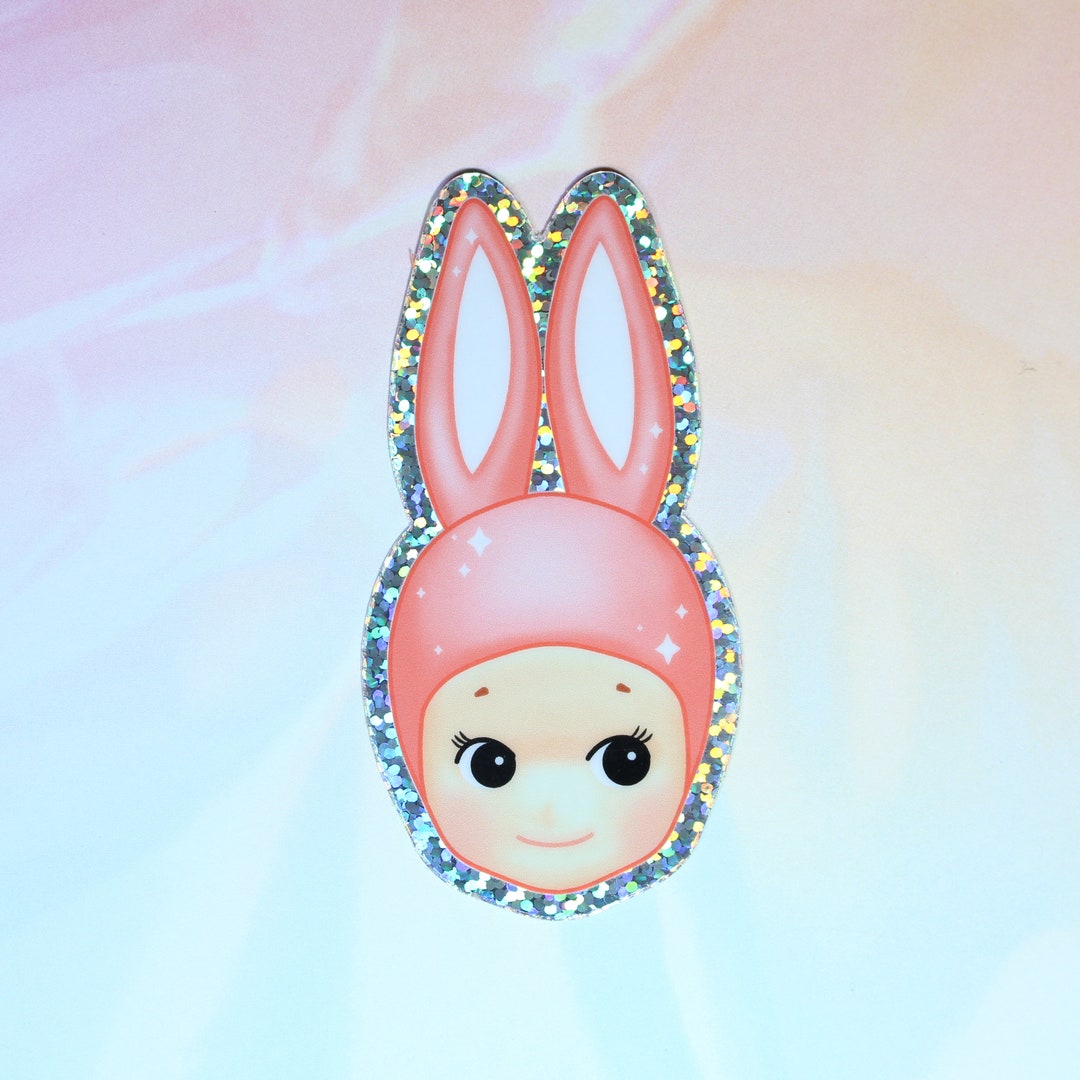 Sonny Angel Rabbit Glitter Sticker - Etsy