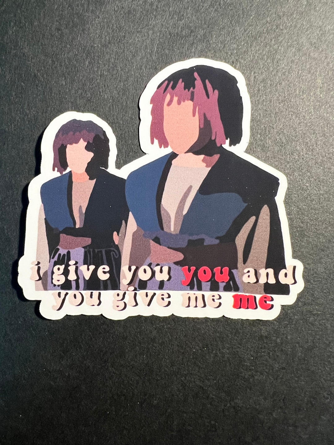 Osha and Mae, I Give You You, You Give Me Me Sticker/sticker Pack - Etsy