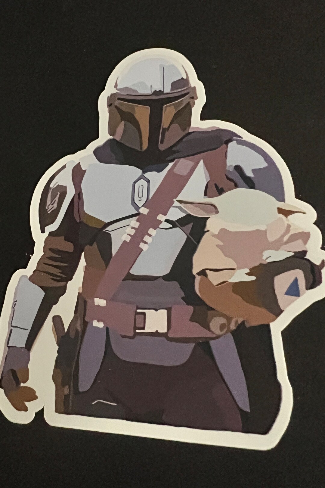 Mando and Kid Clan of 2 Sticker/sticker Pack - Etsy