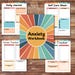 Printable Overcome Anxiety Workbook, Anxiety Journal, Anxiety ...