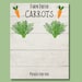 Farm Carrot Sign, Footprint Art Craft, Baby, Toddler, Keepsake - Etsy