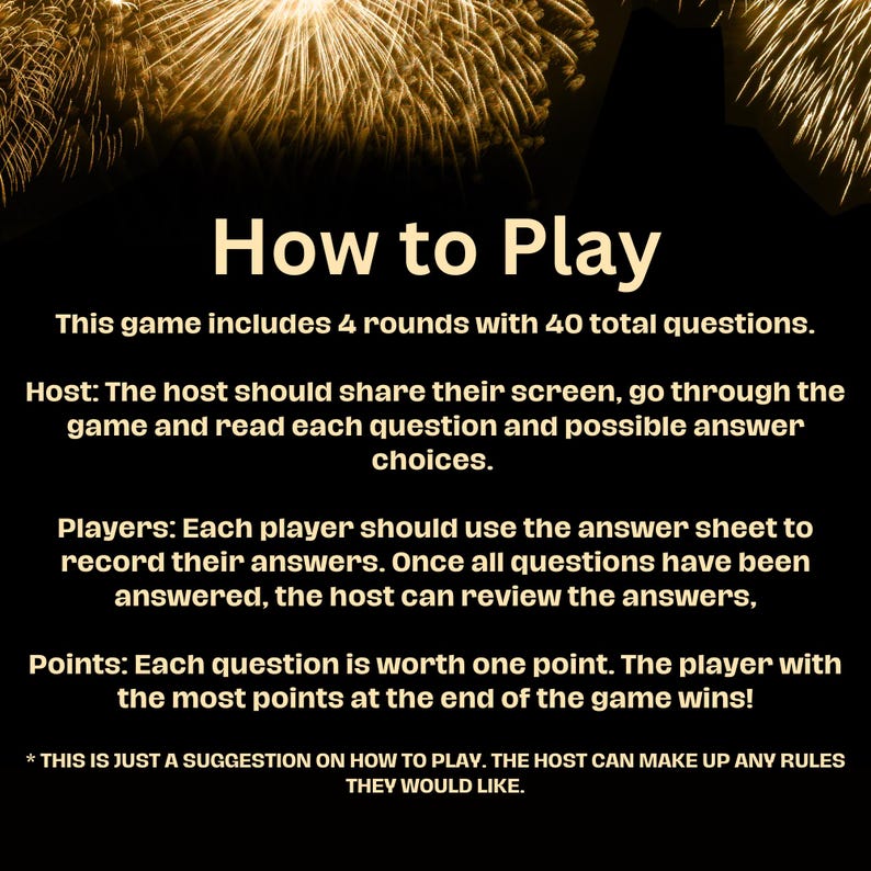 2024 YEAR IN REVIEW Digital Trivia Game | 4 Rounds 40 Questions | End ...