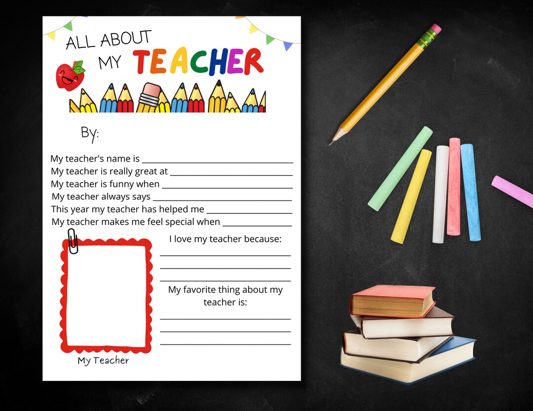 PRINTABLE Teacher Appreciation, End of School Year Teacher Gift, School ...