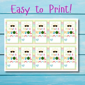 Editable Have a Kool Summer, Have a Cool Summer, Last Day of School ...