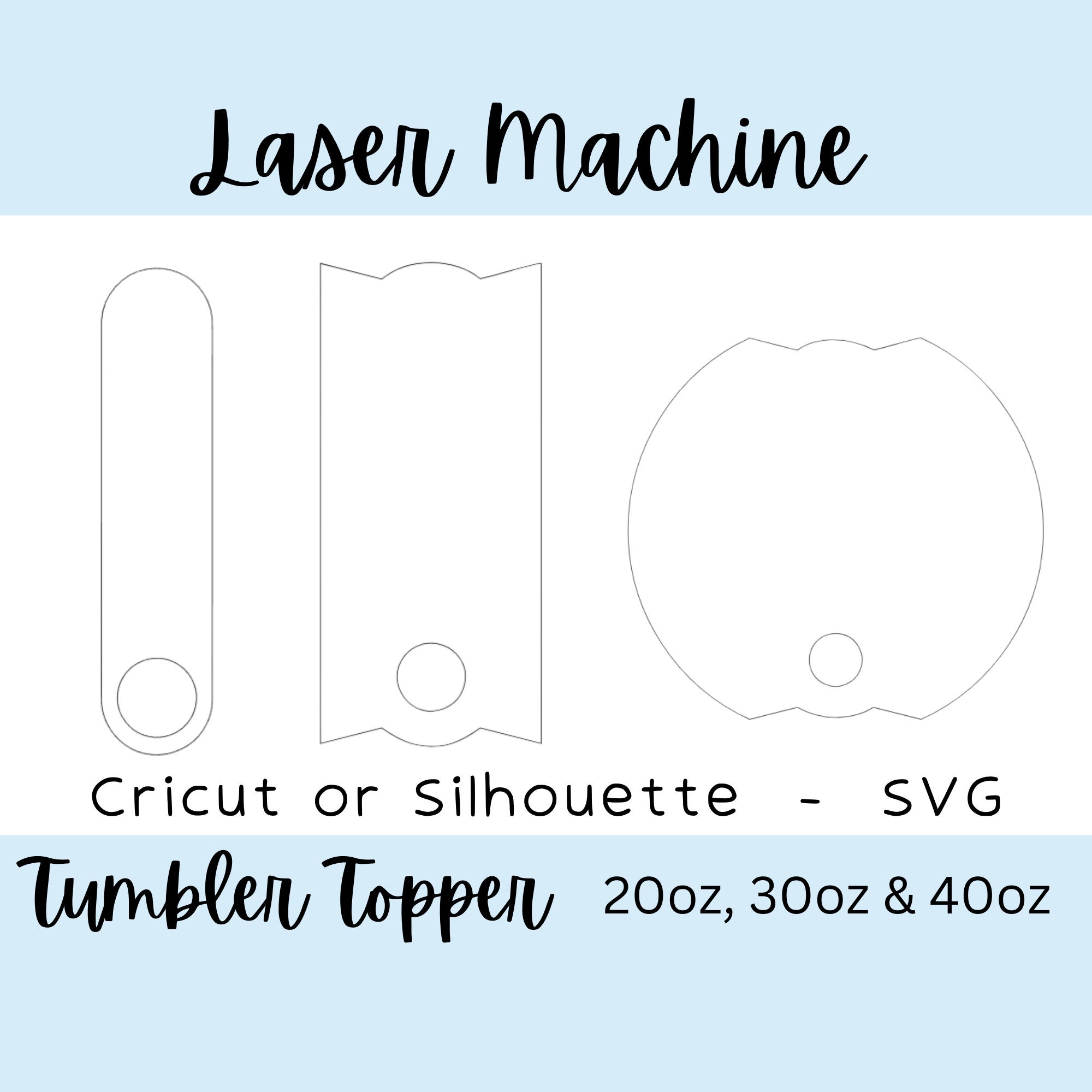 Tumbler Name Tag SVG File, SVG File Tumbler, Topper Lid Name Tag, 40oz ...
