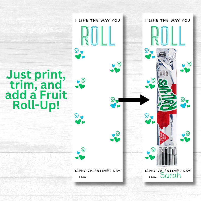 Kids Classroom Valentine, Printable Valentines Cards | Fruit Roll Ups ...