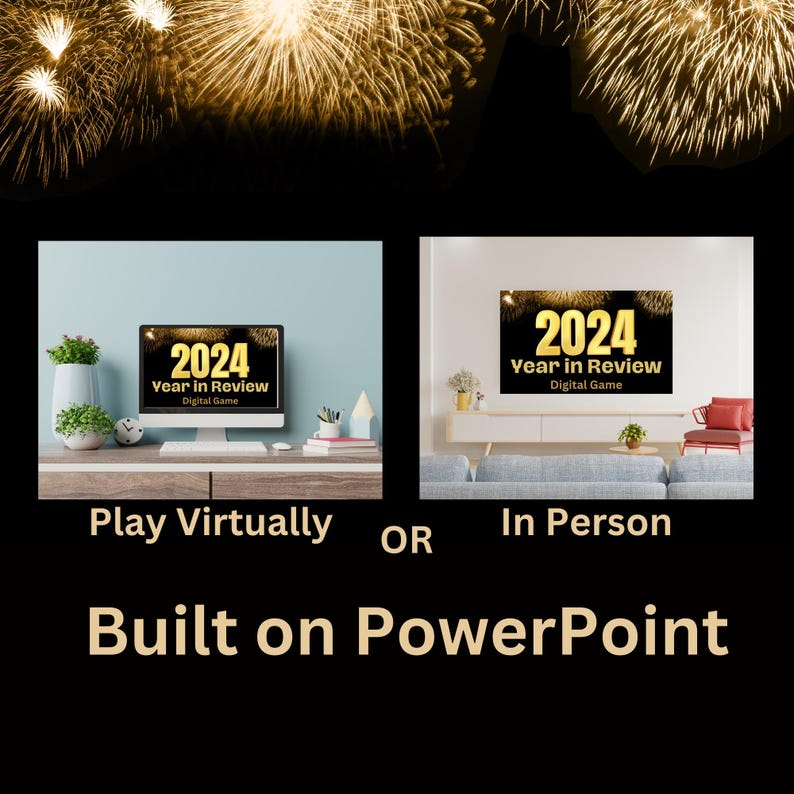 2024 YEAR IN REVIEW Digital Trivia Game | 4 Rounds 40 Questions | End ...