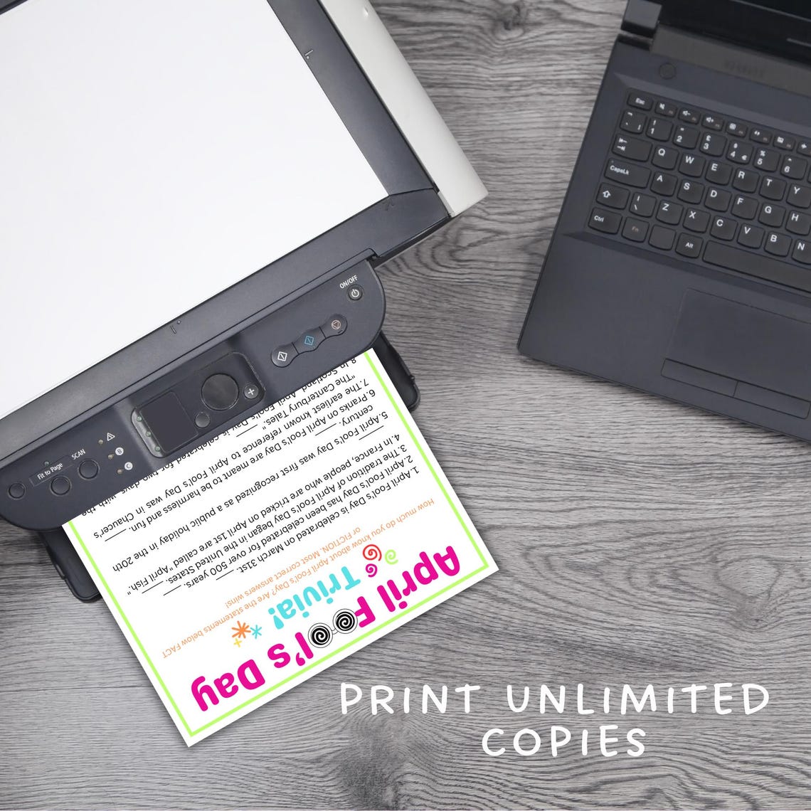 April Fools' Day Trivia, Printable Multiple Choice April Fools' Day ...